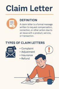 What is a Claim Letter? Types, Format, and Examples (Complete Guide)