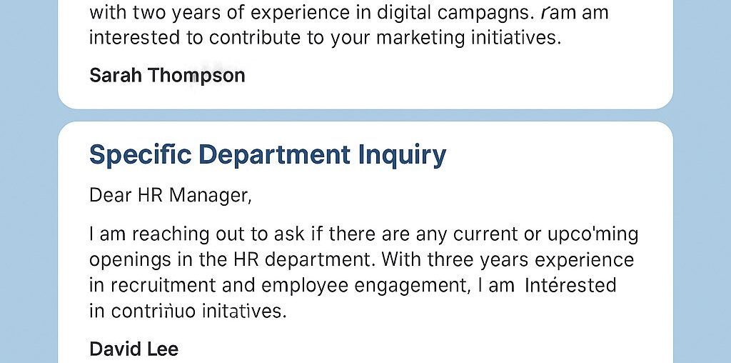 Inquiry Letter for Job Vacancy: Samples & Professional Email Scripts
