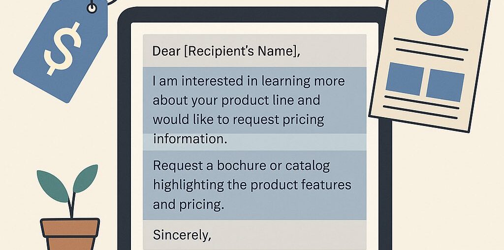 Product Price Inquiry Letter & Email: Samples, Templates, and Etiquette