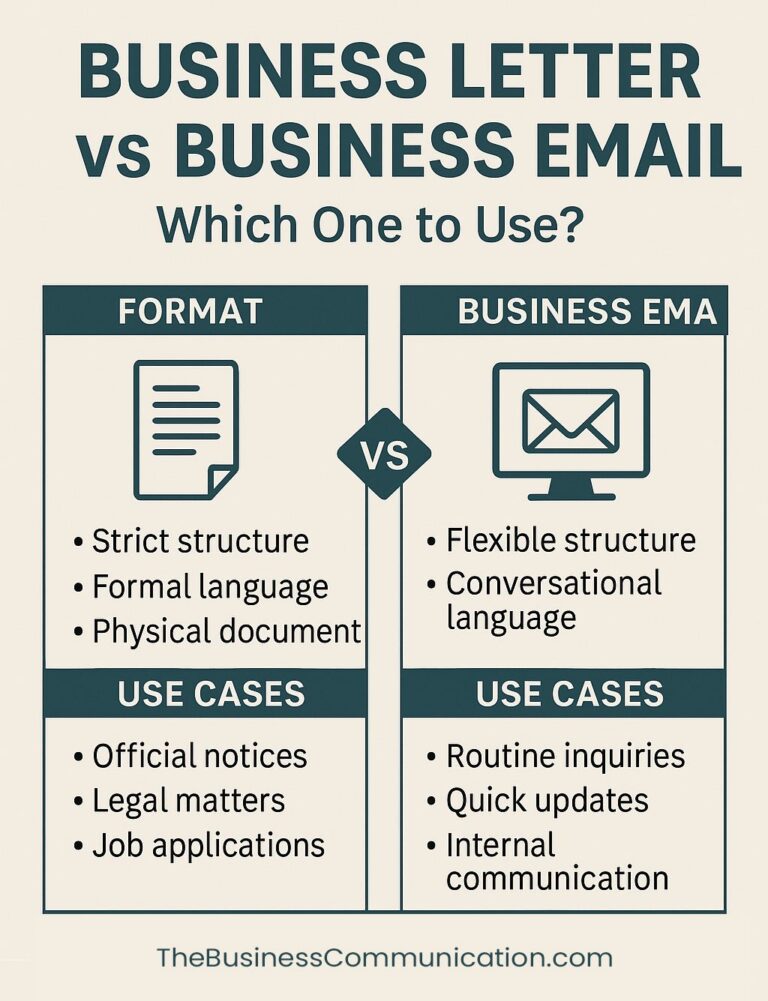 Business Letter vs Email: Key Differences and When to Use Each